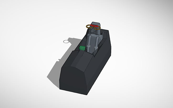 3D design Mark 4 Fighter Cockpit - Tinkercad