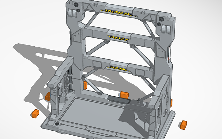 3D design Base Stand - Tinkercad
