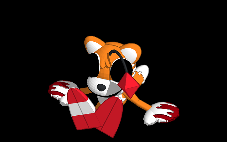 3D design Tails doll - Tinkercad