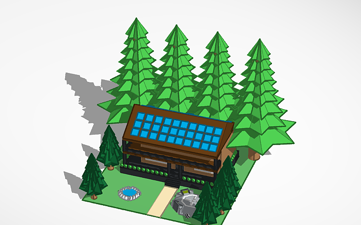 3D design GREEN HOUSE - Tinkercad