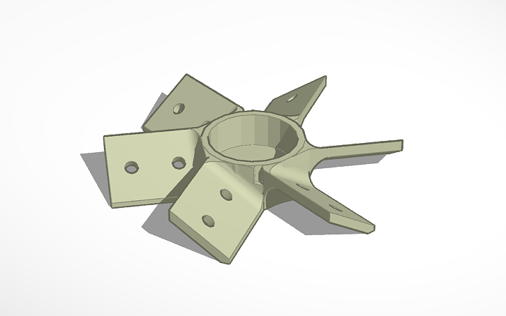 3D design windmill hub - Tinkercad