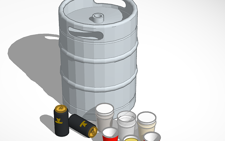 3D design Beer - Tinkercad