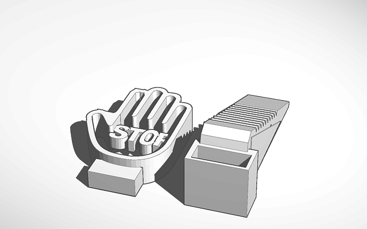 3D design Fixed Door Stops - Tinkercad
