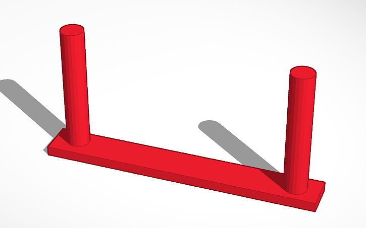 3D design test print - Tinkercad