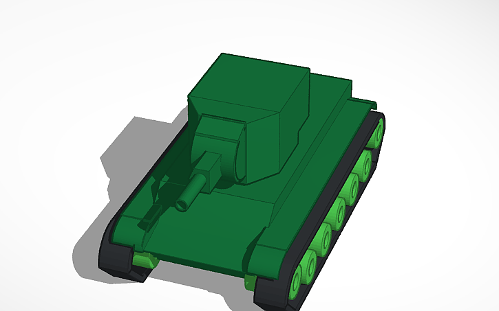 3D design KV 2 prototype - Tinkercad