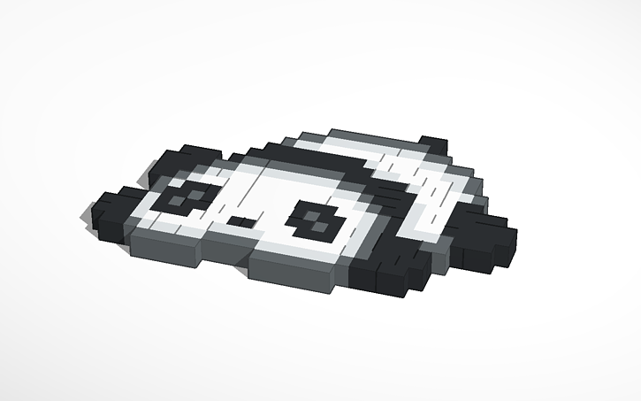 3D design Panda - Tinkercad