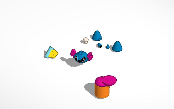 3D design Copy of Stich - Tinkercad