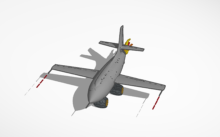 3D design AREOPLANE - Tinkercad