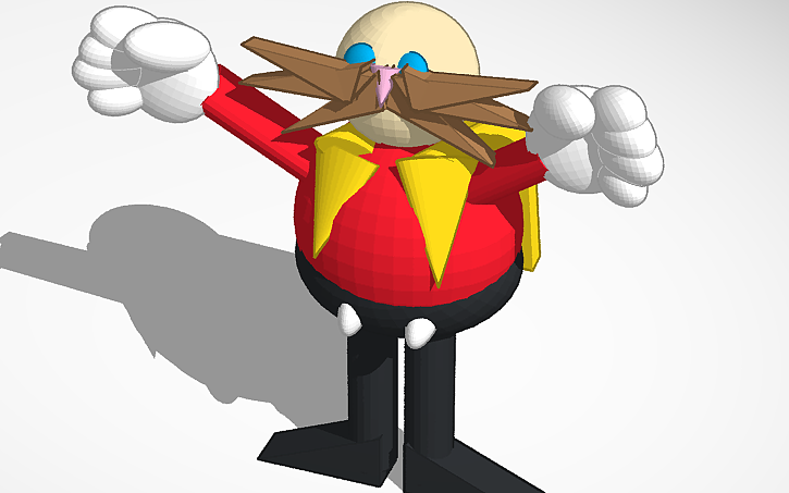 3D design Eggman - Tinkercad