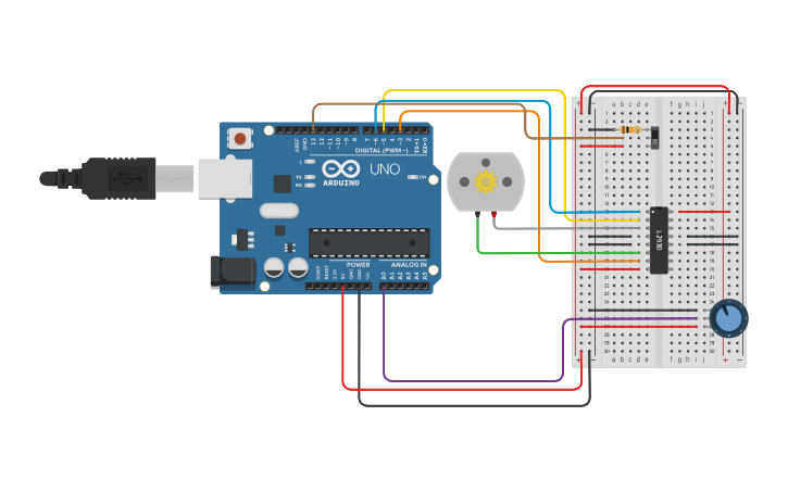 Circuit design Practica 2 - Tinkercad