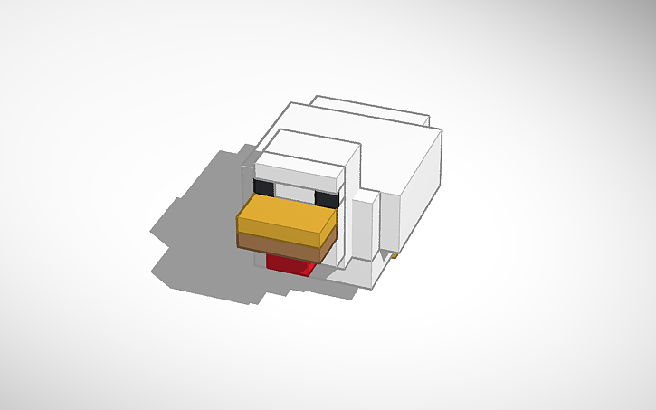 3D design minecraft kip - Tinkercad