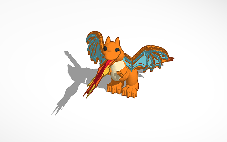 3D design Charizard - Tinkercad