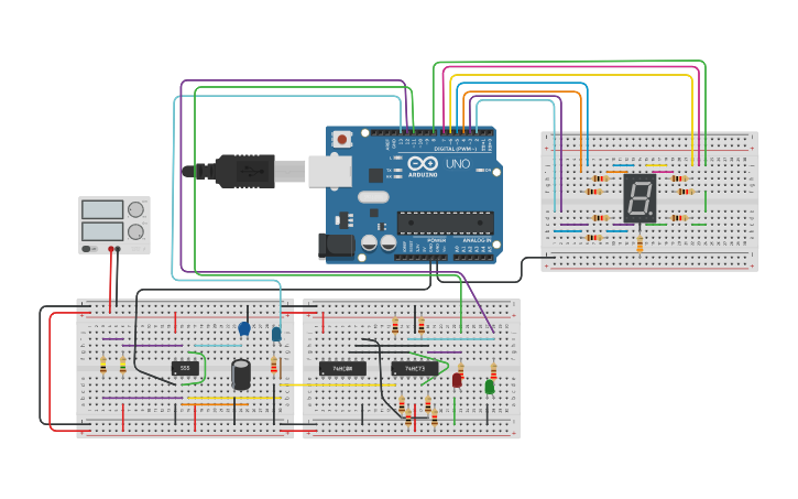Circuit design Micro 3 - Tinkercad