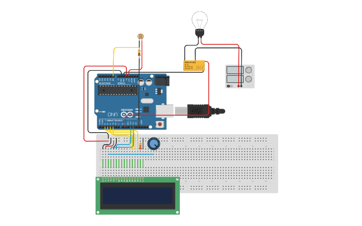 Circuit design Light Bulb - Tinkercad