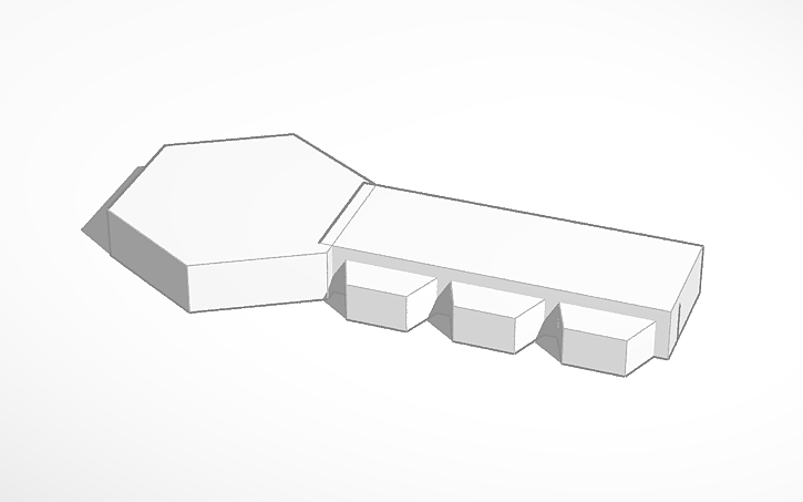 3D design Small Key - Tinkercad