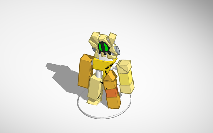 3D design harken (enraged) die of death idle figure - Tinkercad