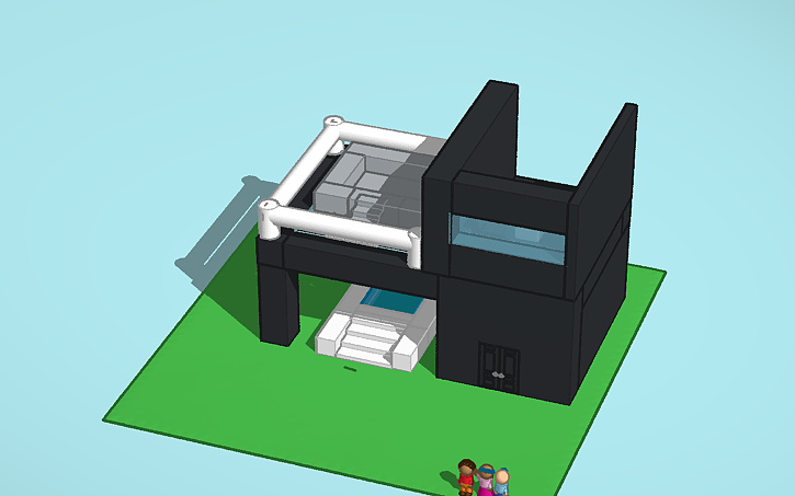 3D design Copy of House Challenge - Tinkercad