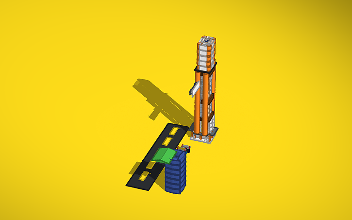 3D design Copy of Collapsing Tower In Sim Lab. Copy and try! - Tinkercad