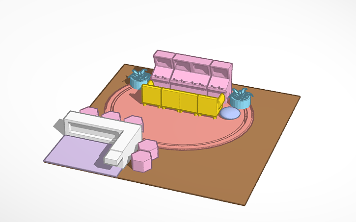 3D design Pastel cafe - Tinkercad