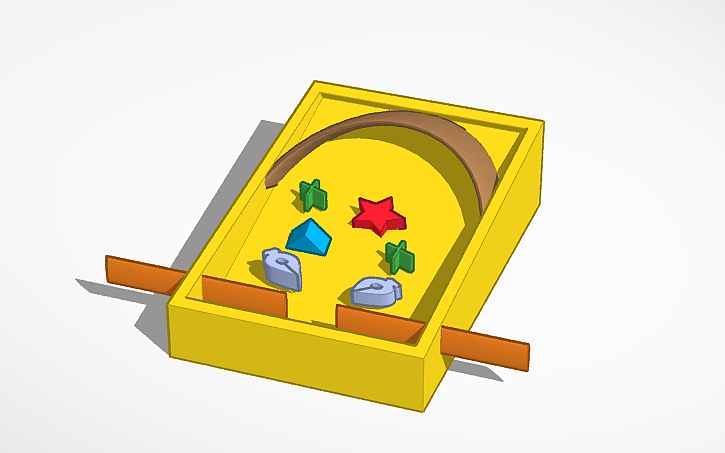 3D design Pinball - Tinkercad
