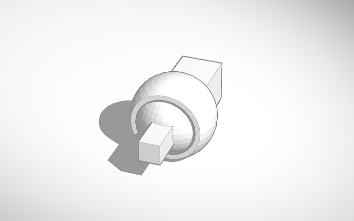 3D design ball and socket joint - Tinkercad