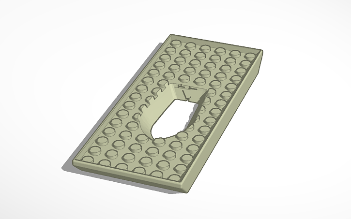 3D design Benchy Barge with Lego Studs V2 - Tinkercad