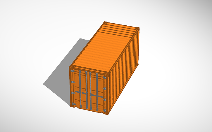 3D design Shipping Container Bleachers - Tinkercad