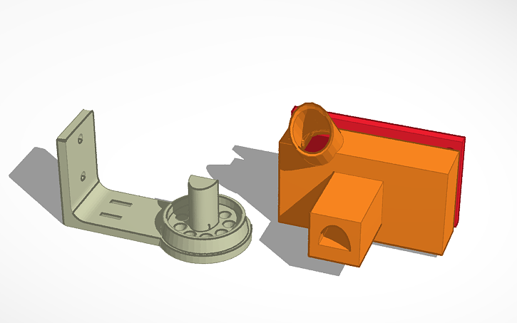 3D design GPS Holder - Tinkercad
