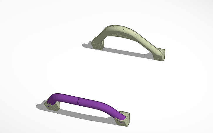 3D design Alternate Bull Bar - Tinkercad