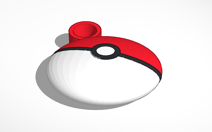3D design Pokemon keychain - Tinkercad