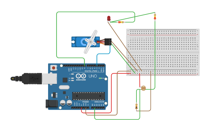 Circuit design CAD FOR DRAIN BOT - Tinkercad