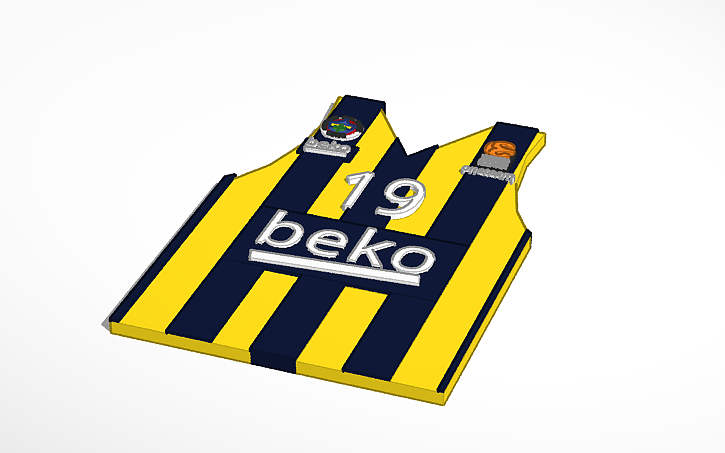 3D design fener shirt - Tinkercad