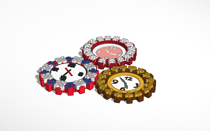 3D design Copy of Clock - Tinkercad