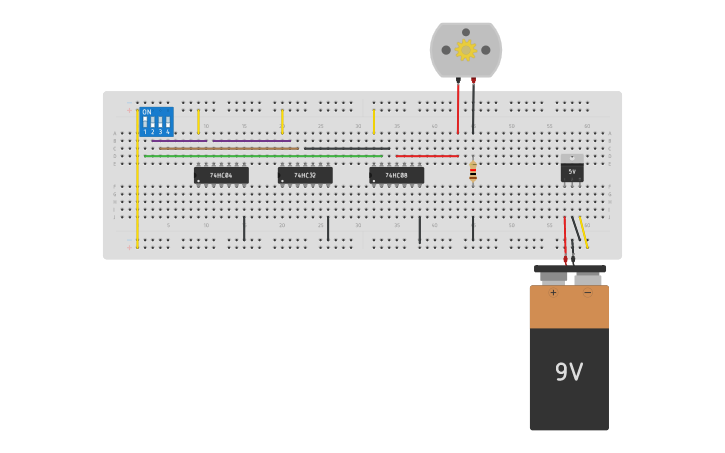 Circuit Design Motor Dd Tinkercad