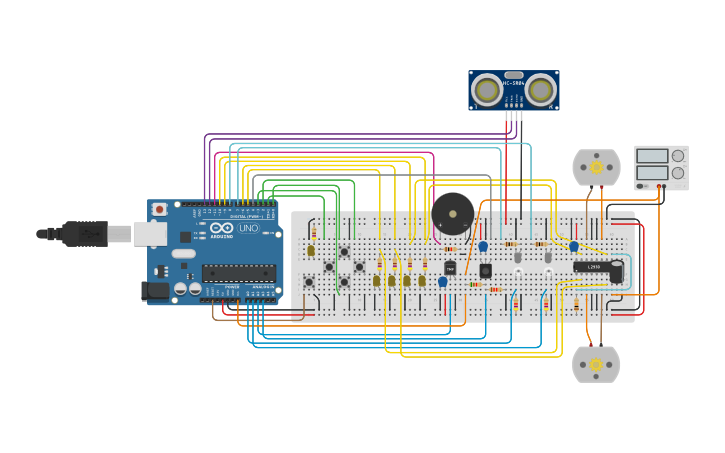 Circuit design ARPS Full Robot Starter Circuit - Tinkercad