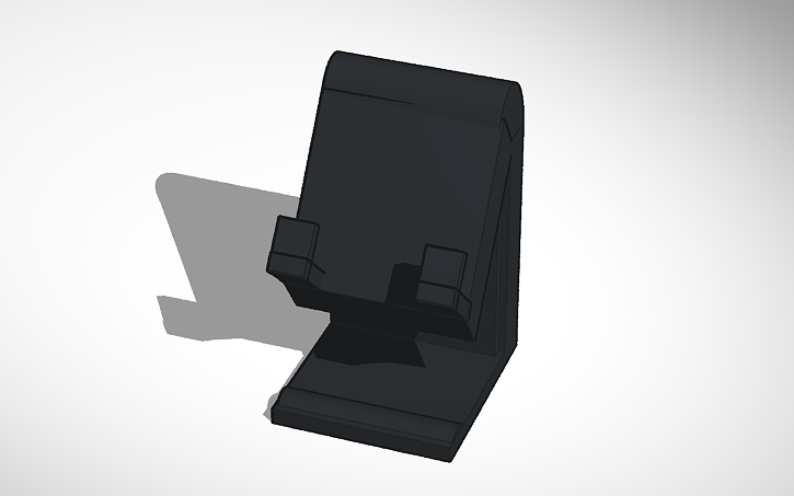 3D design iphone stand (2019) - Tinkercad