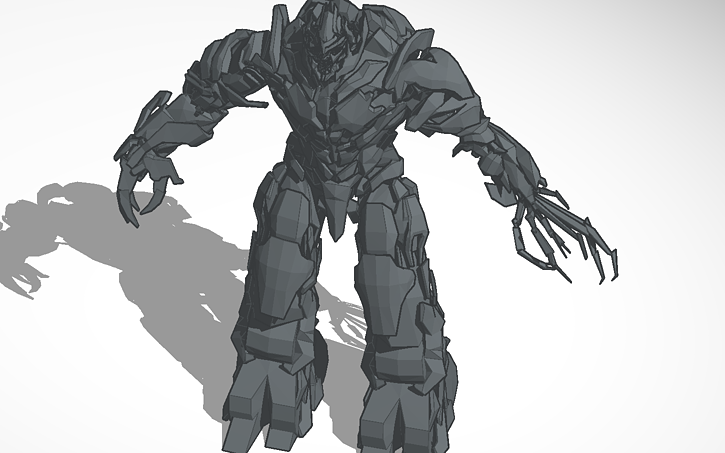 3D design BLACK MEGATRON - Tinkercad