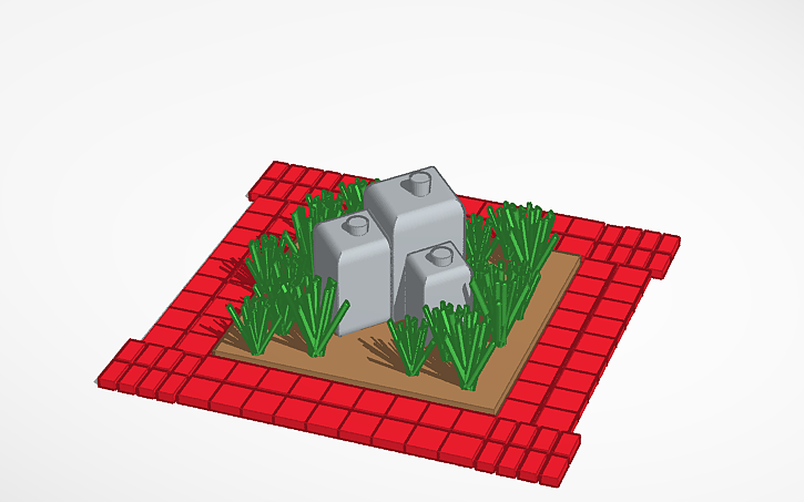 3D design Mid garden water feature only - Tinkercad