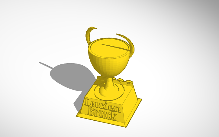 3D design Trophies - Tinkercad