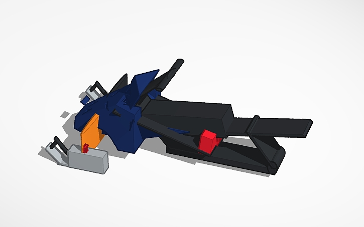 3D design snowmobile - Tinkercad