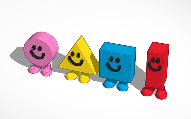 3D design the Shapes - Mister Maker - Tinkercad