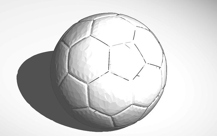 3D design Copy of Soccer Ball - Tinkercad