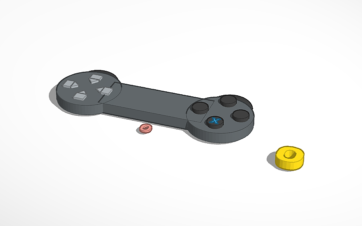 3D design ps4 controller - Tinkercad
