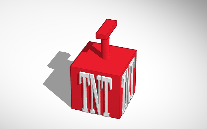 3D design TNT - Tinkercad