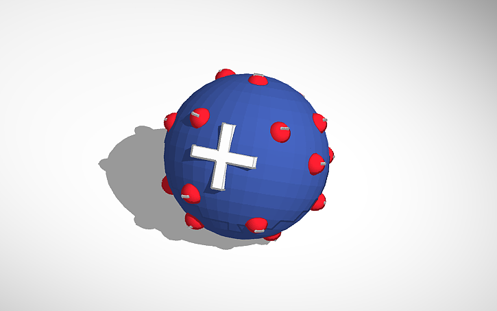 3D design MODEL ATOM THOMSON - Tinkercad
