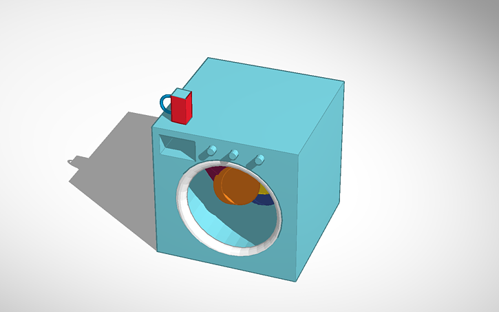3D design Washing Machine - Tinkercad