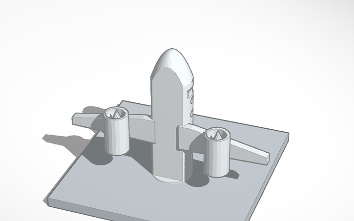 3D design Airplane - Tinkercad