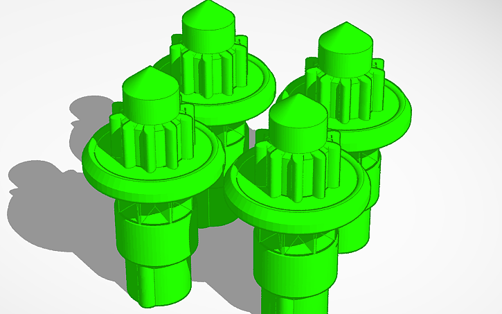 3D design Beyblade X Needle Rush bit - Tinkercad