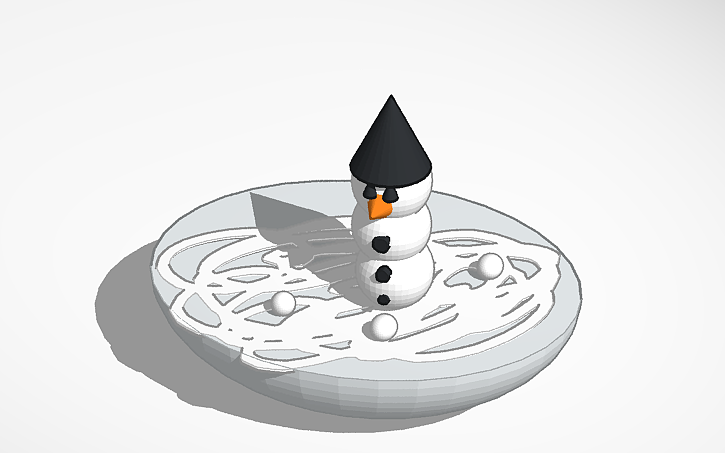 3D design Snow globe - Tinkercad