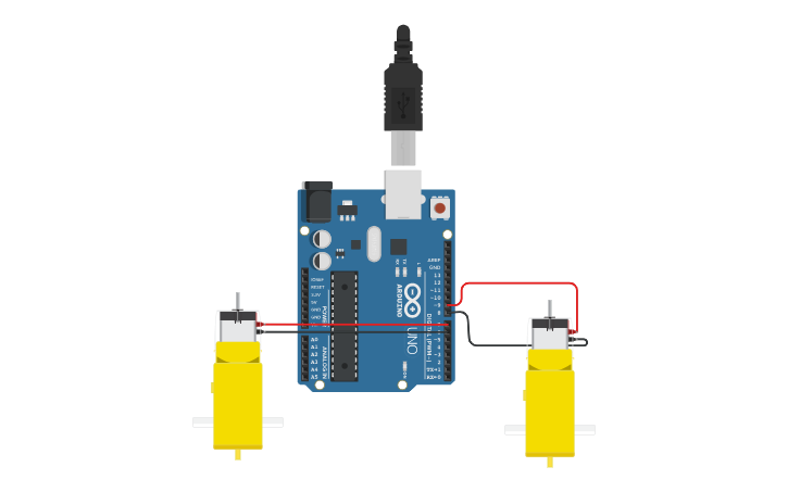 Circuit design Smart_Robot_car - Tinkercad